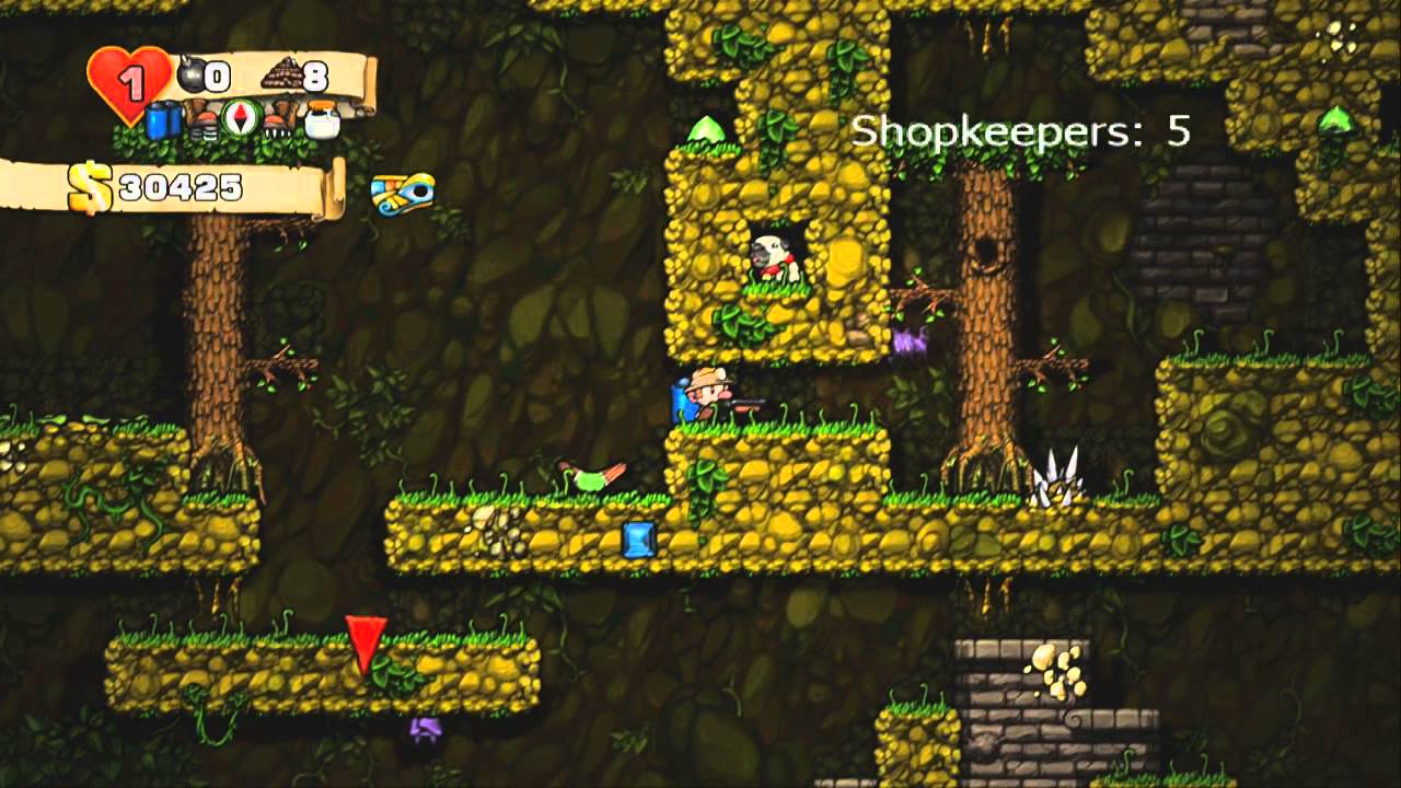 Spelunky Public Enemy Achievement Guide (XBLA) - YouTube