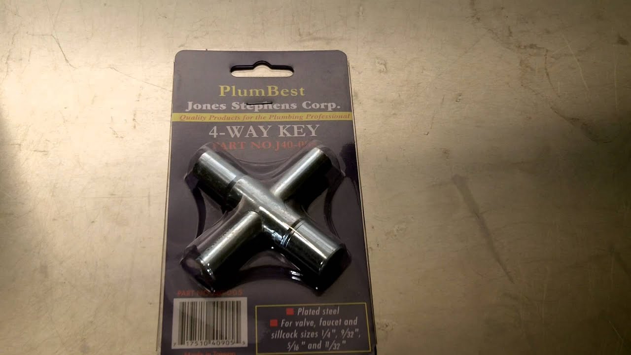 4 way Sillcock Key- A Must Have Item for your Bug Out Bag - YouTube