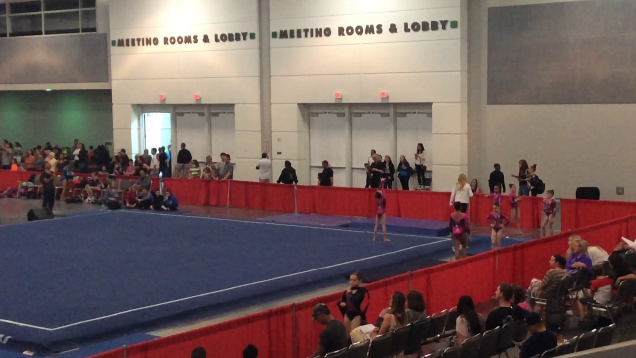 Autumn Reingold Level 8 SoCal State Meet Floor 3-19-17 - YouTube