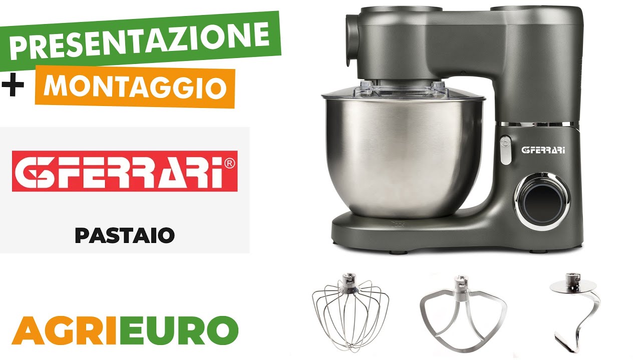 Presentazione e montaggio della G3 FERRARI Pastaio - Impastatrice ...