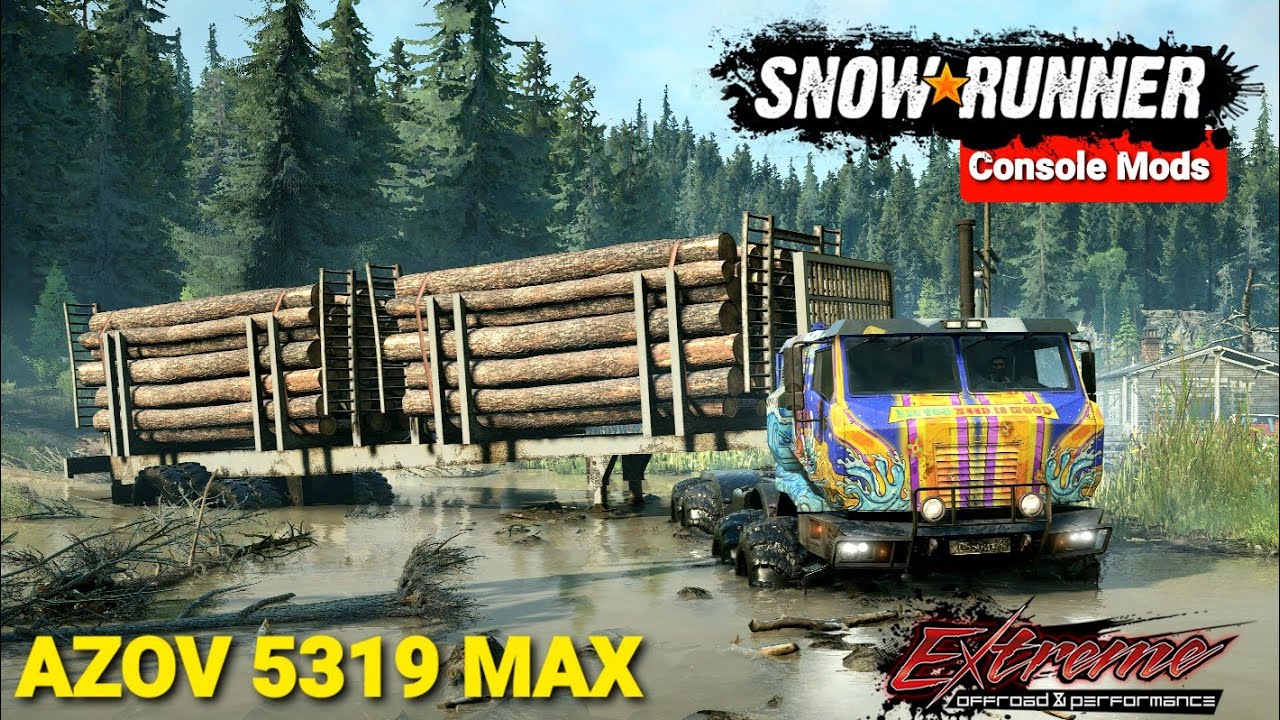 New Trucks AZOV 5319 MAX In SnowRunner Phase 5 Update - YouTube