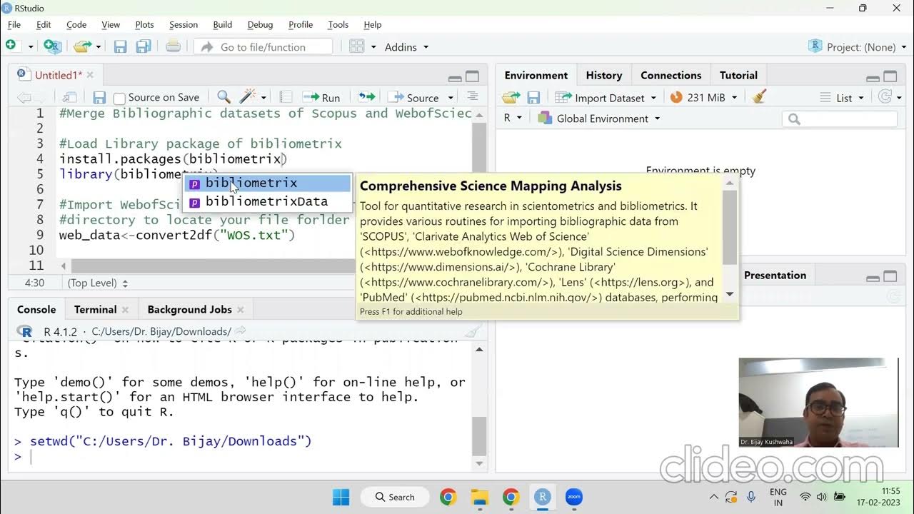 How to Merge/Combine Scopus and Web of Science data - YouTube