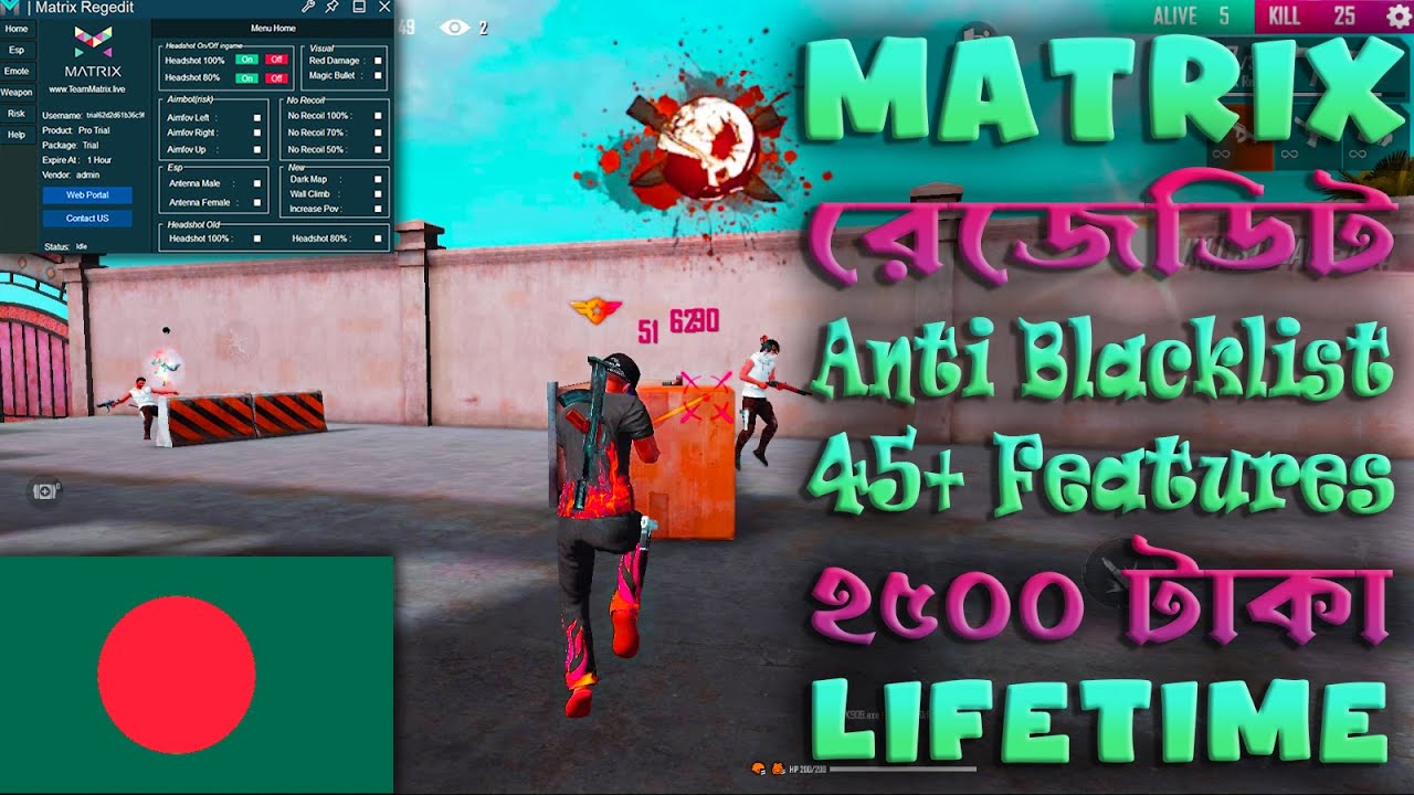 Free Fire Panel 🎯🎮 Regedit Free Fire ! Antiban Panel ! Matrix Regedit ...