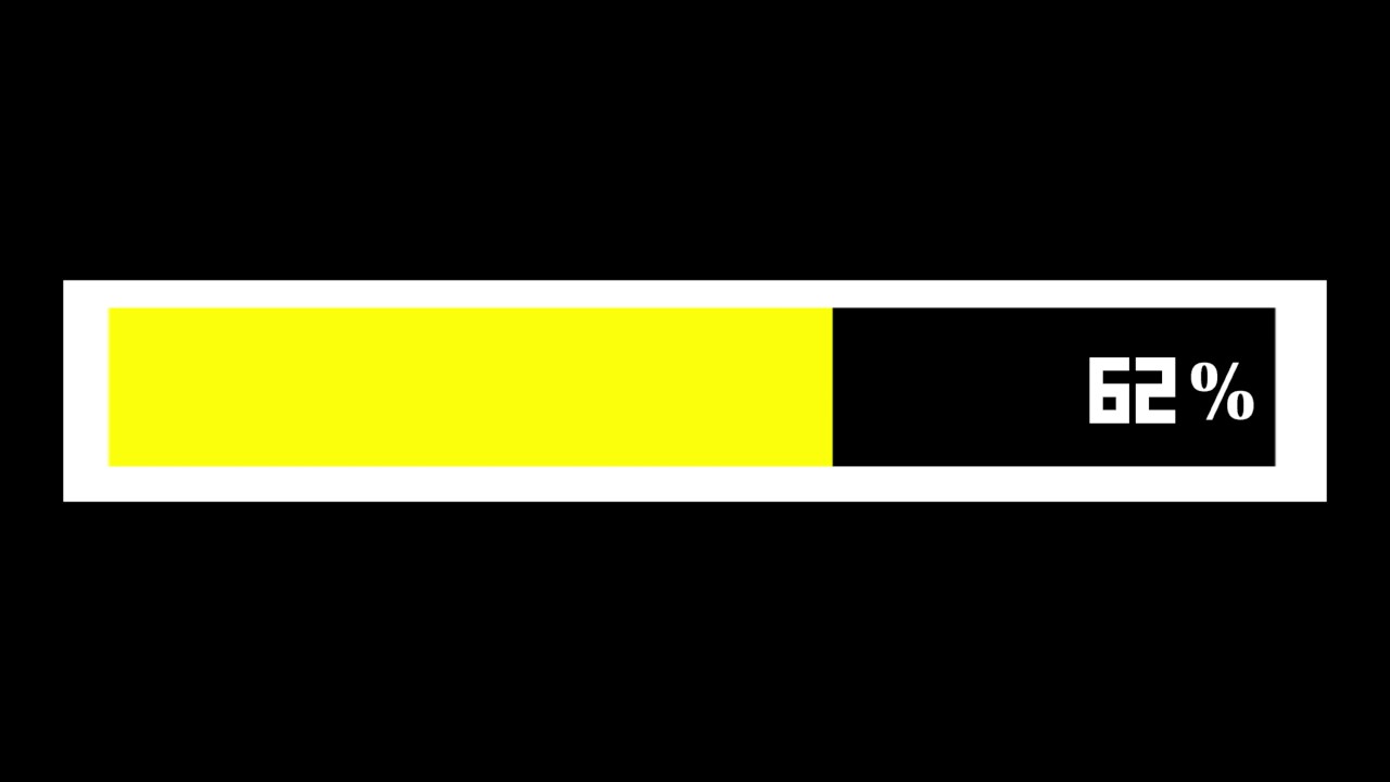 Progress Bar / Yellow / Free to use - YouTube