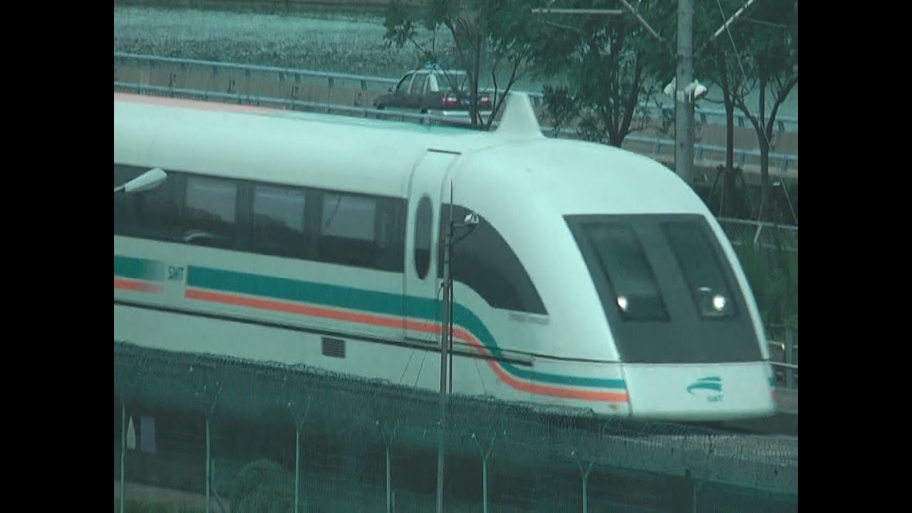 Fastest Train (Without Wheels) Maglev Train in China - YouTube
