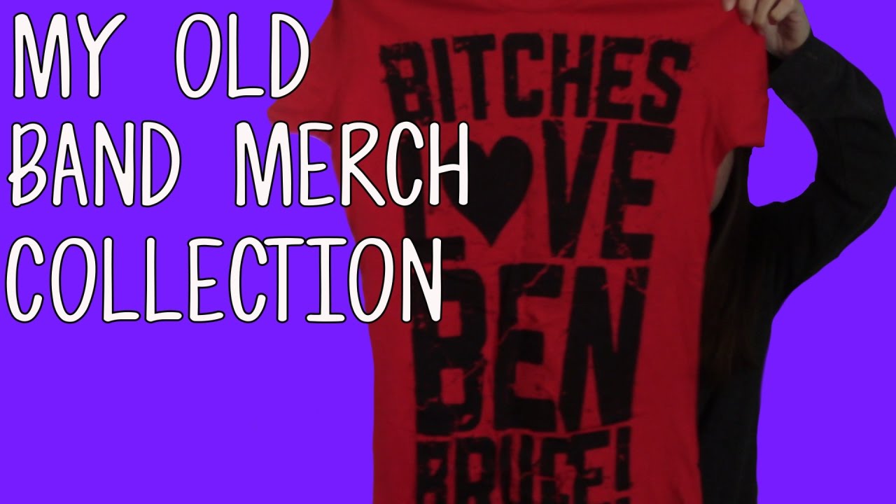 My Old Band Merch Collection! (Asking Alexandria, Pierce The Veil, and ...