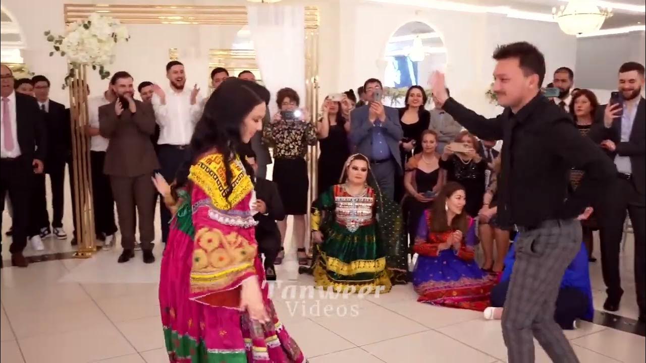 Afghan couple dances mast Afghan wedding in Paris mast Afghan song 2023 Jawid Sharif#foryoupage ...