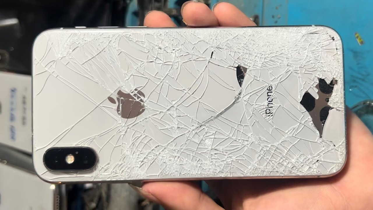 Change the back iPhone X/XS/Xs Max📱📲. ផ្លាស់ប្ដូរខ្នងក្រោយ iPhone X/Xs ...