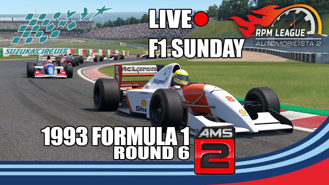 AMS2 | RPM League Formula 1 (1993) | Round 6 | Suzuka - YouTube