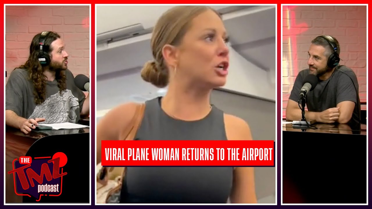 Viral Plane Woman Tiffany Gomas Returns To The Airport | The TMZ ...