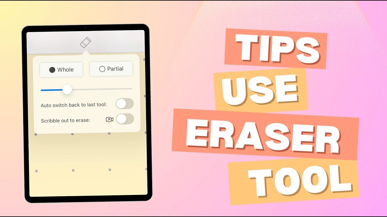 Tips for Using Eraser on CollaNote - YouTube