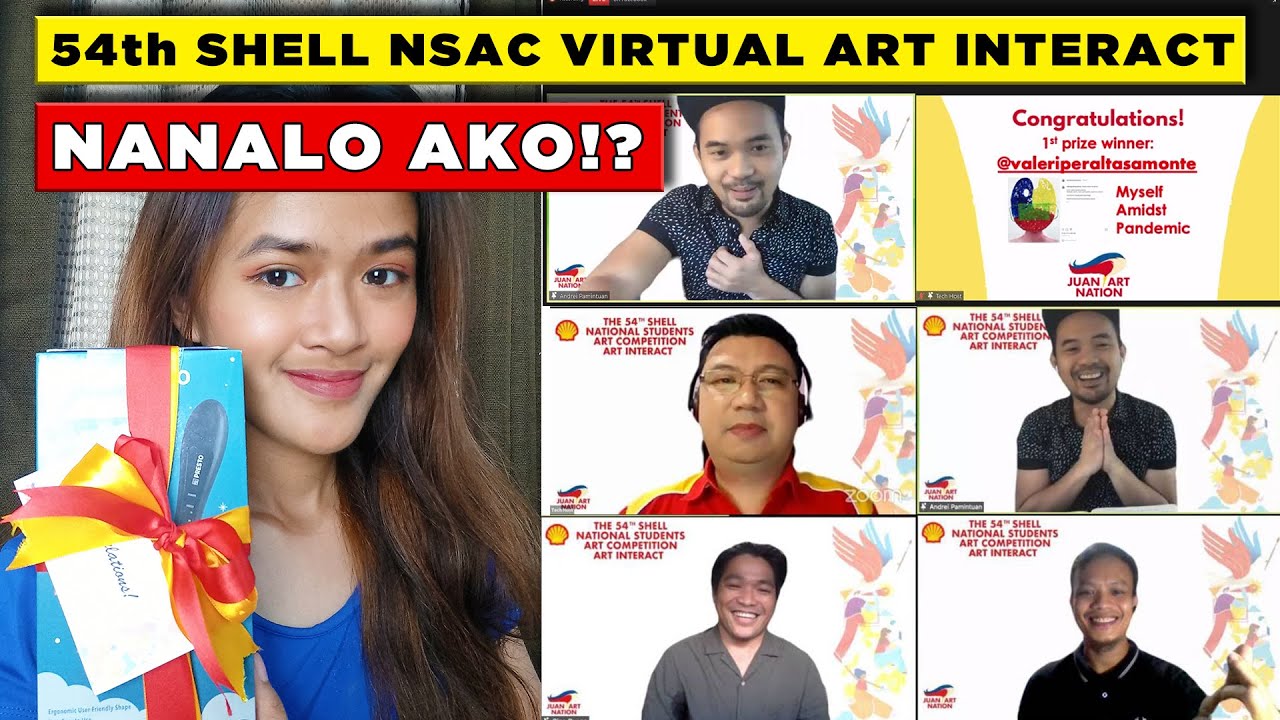 54th SHELL NSAC VIRTUAL ART INTERACT 2021 | VLOG | UNBOXING OF MY 1st ...