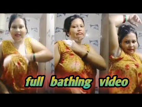 my first bathing vlog, Aunty bathing vlog /desi Aunty Bathing vlog viral