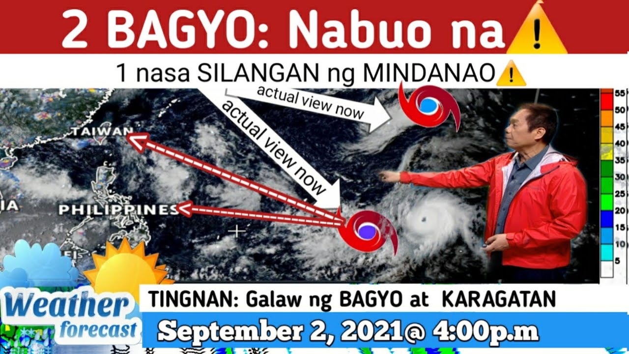 2 BAGYO: BIGLANG NABUO⚠ |WEATHER UPDATE TODAY September 2, 2021@4:00p.m ...
