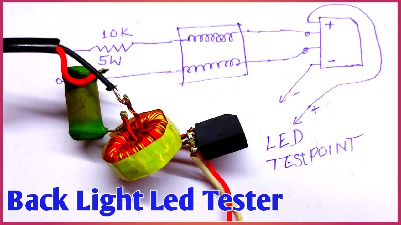 How To Make Backlight LED Tester || 20 रुपए मे बनाएं Backlight LED ...