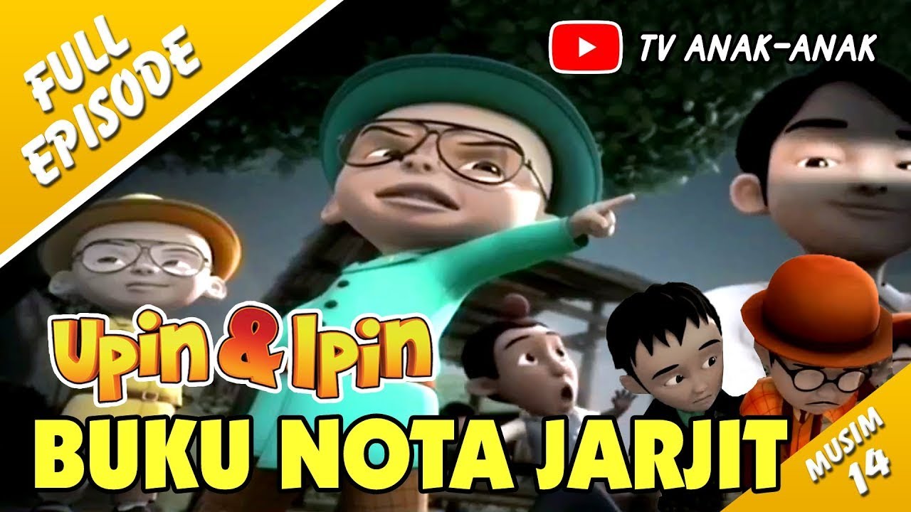 UPIN & IPIN MUSIM 14 (EPISODE 10) - BUKU NOTA JARJIT FULL HD *Part 1, 2 ...
