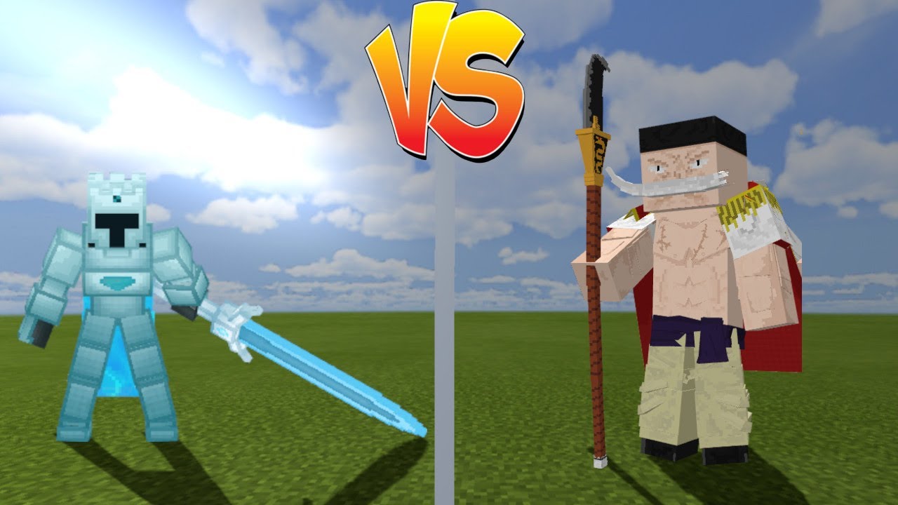 WHITE BEARD VS ICE WARRIOR MINECRAFT - YouTube