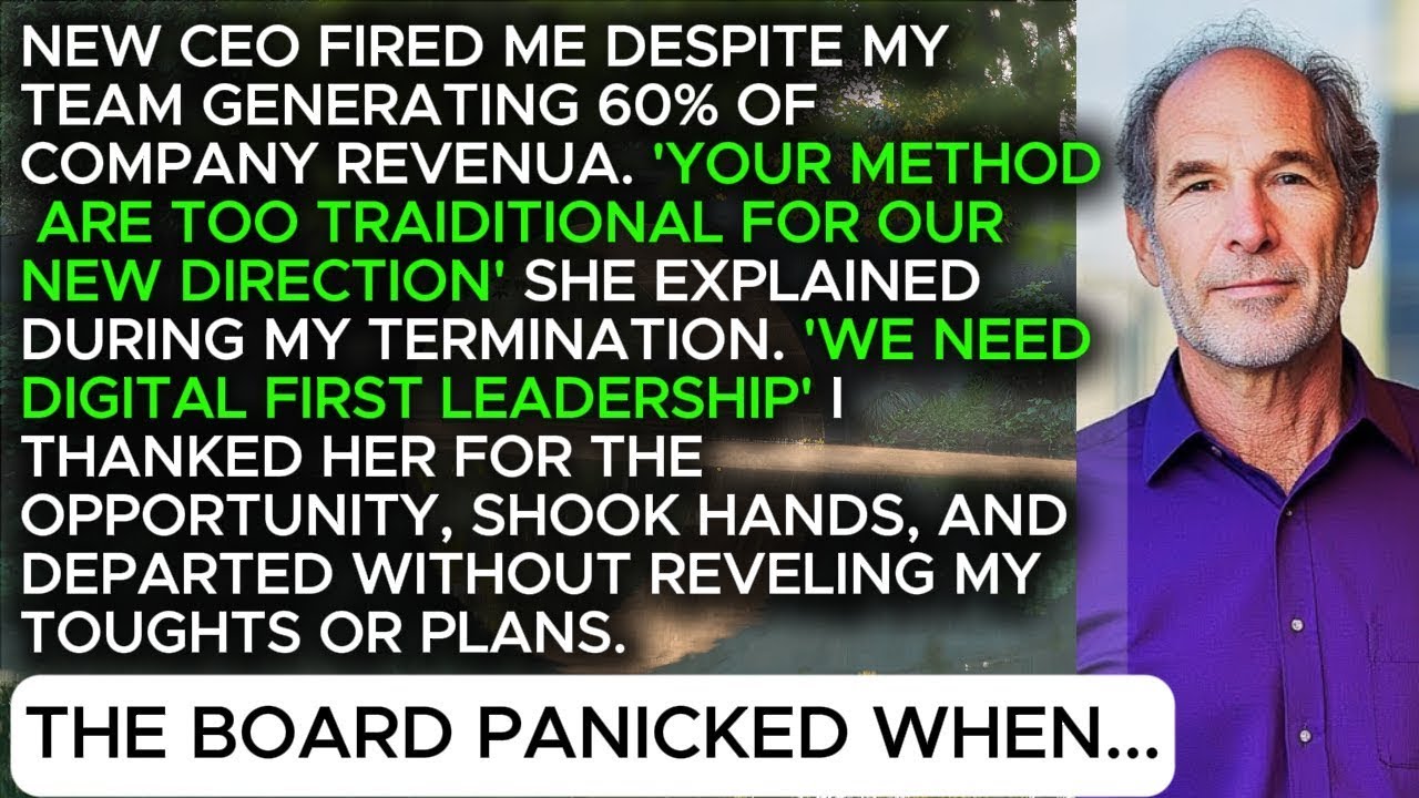 New CEO Fired Me Despite My Team Generating 60% Of Company Revenue: The ...