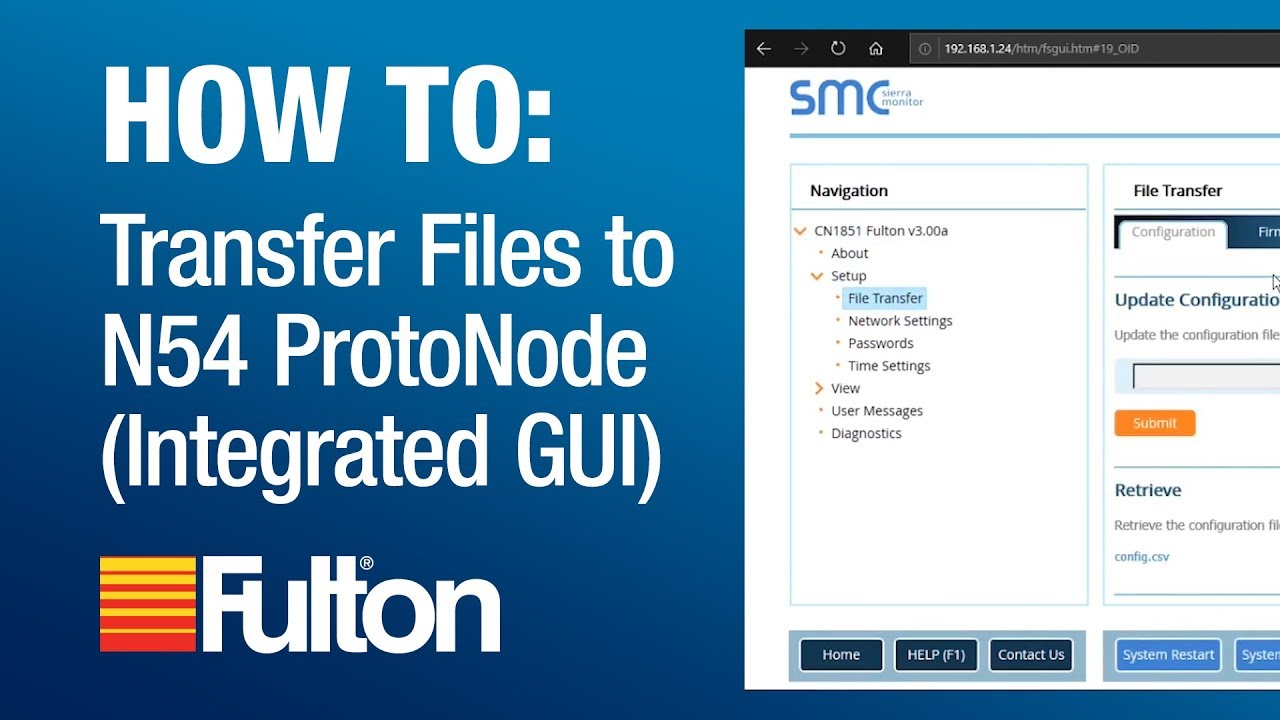 How To: Transfer Files to N54 ProtoNode (Integrated Web GUI) - YouTube