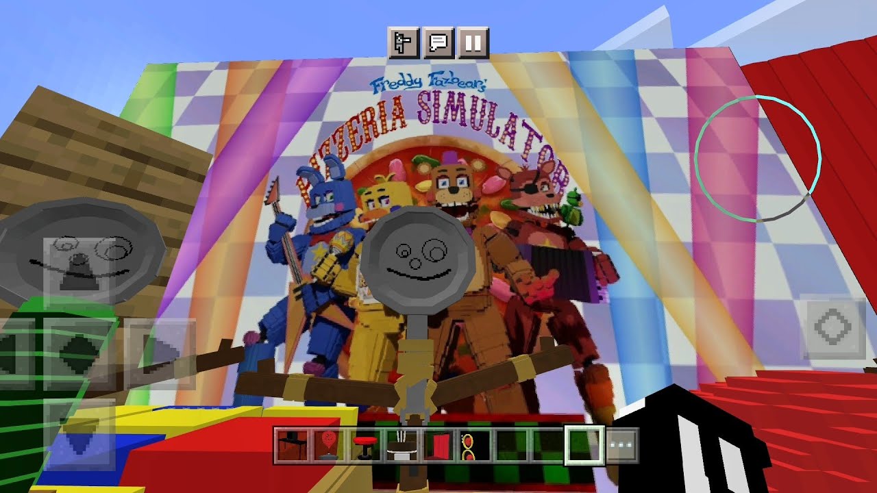 FNAF 6 Decorations MOD for Minecraft BE - YouTube