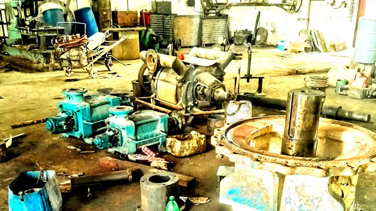 all mechanical pumps and valve and machinery - YouTube