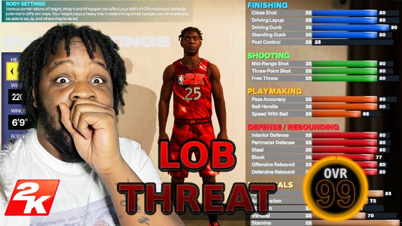 BEST LOB THREAT BUILD ON NBA 2K23 NEXT GEN! - YouTube