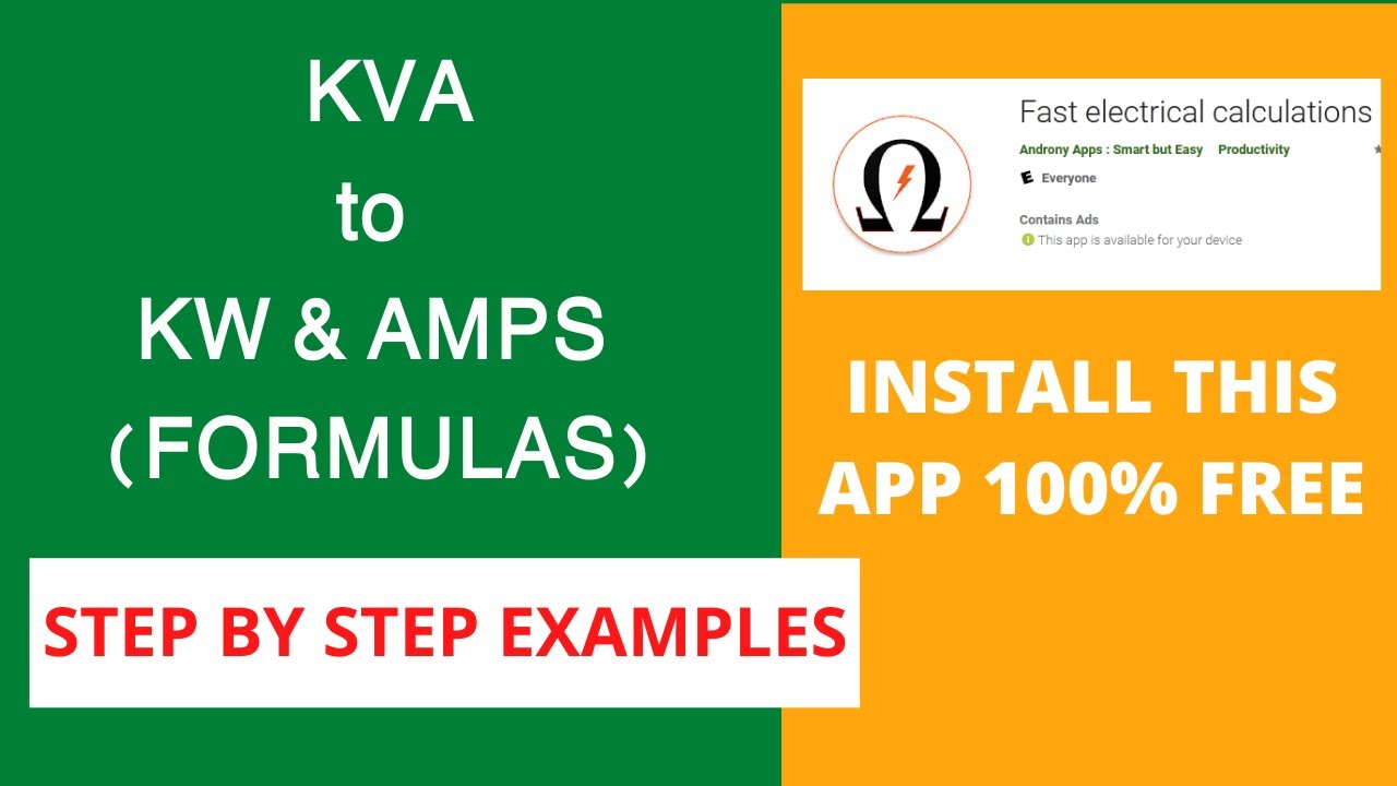 How To Convert KVA To KW How To Convert KVA To AMPS Step By Step how-to-convert-kva-to-kw-how-to-convert-kva-to-amps-step-by-step