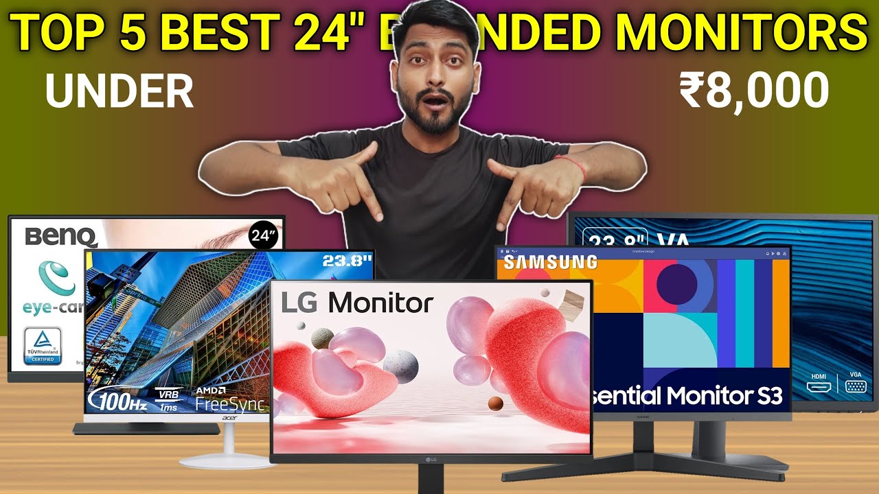 Top 5 Best Branded 24 Inch Gaming Monitor Under 8000⚡August 2024 ...