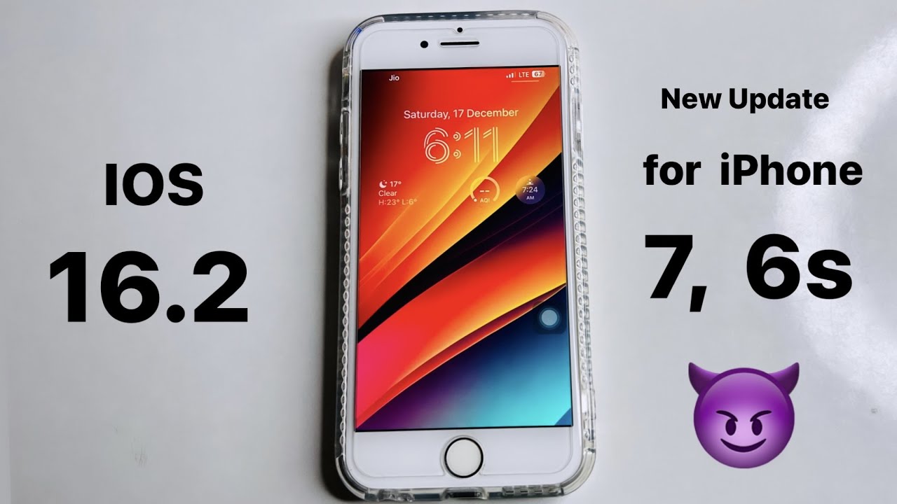 IOS 16 update for iPhone 7, 6s || How to install ios 16.2 in iPhone 7 - YouTube