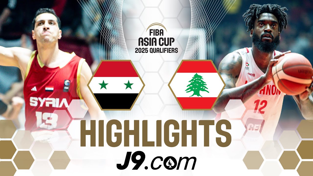 Lebanon 🇱🇧 hold back Syria 🇸🇾 for first win | J9 Highlights | FIBA Asia ...