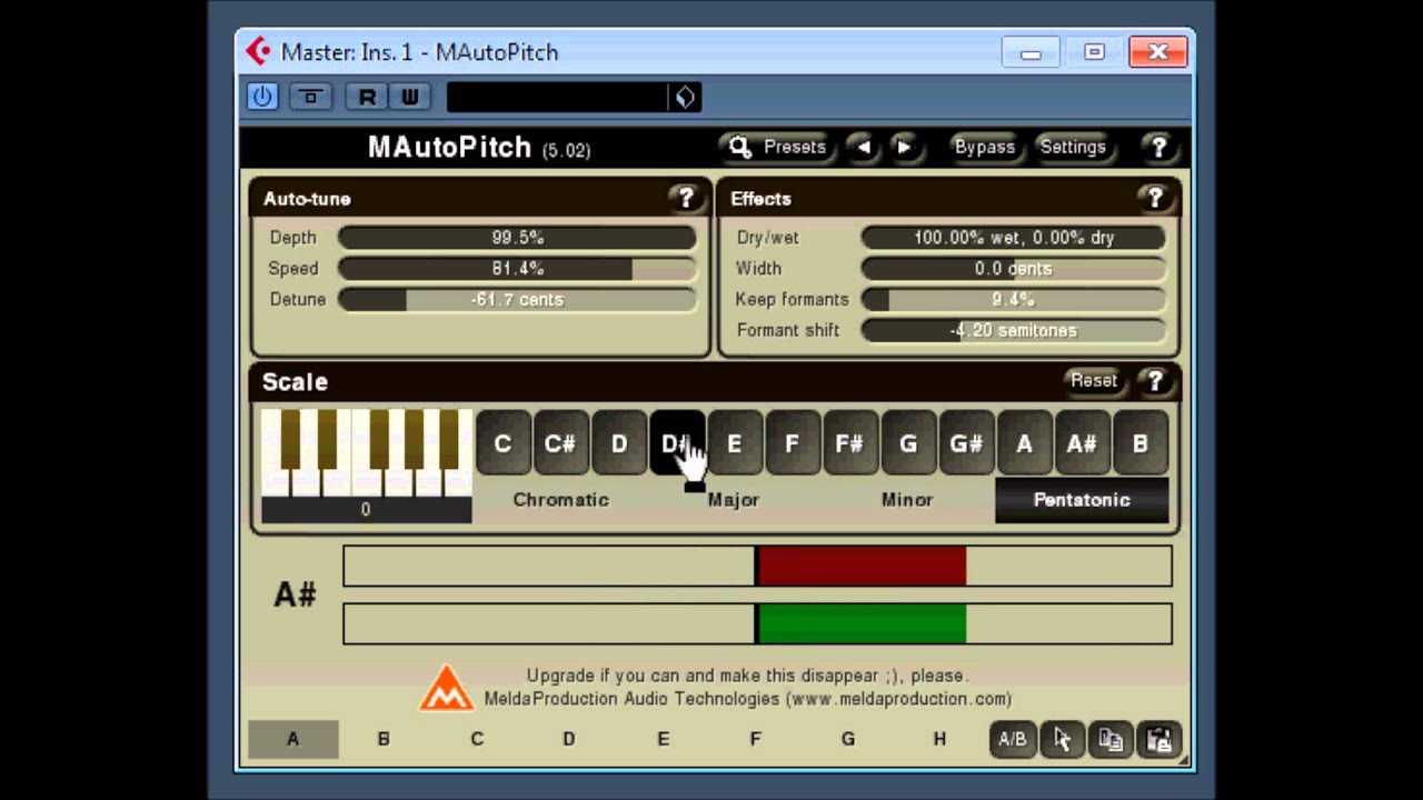 MAutoPitch by Melda Production Audio Technologies video 3 - YouTube