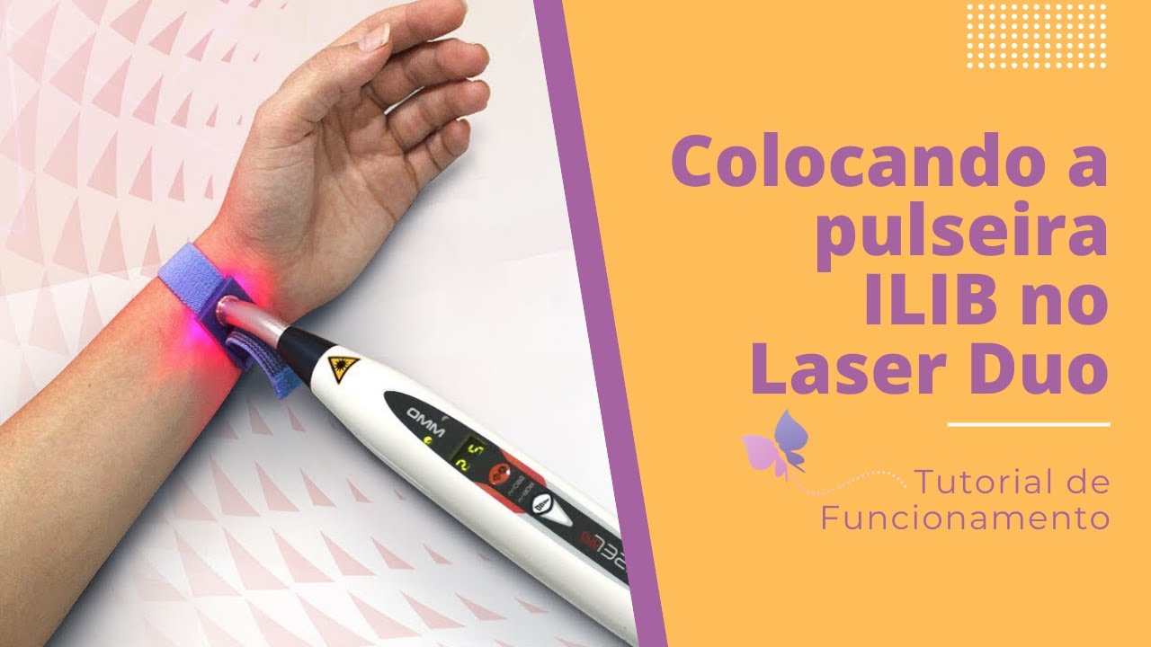 Colocando a pulseira ILIB no Laser Duo - Tutorial - YouTube