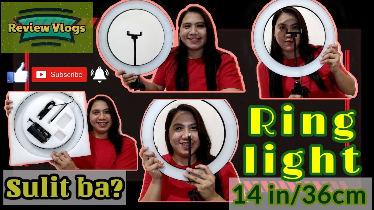 Affordable 14 Inch Shopee Ring Light | Unboxing, Honest review # ...