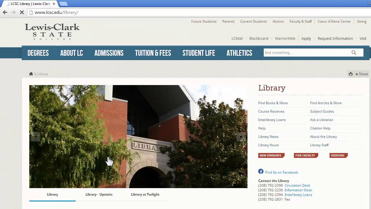 LCSC Library E-Reserves - YouTube