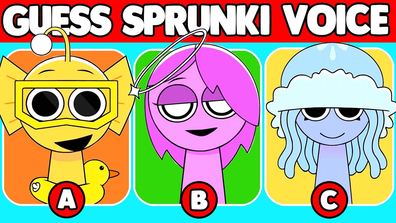 Guess The OC Sprunki Characters By VOICE🔊 Aurelia🌊 Bailey🐠Santa🎅🏻Dorn🔑 ...