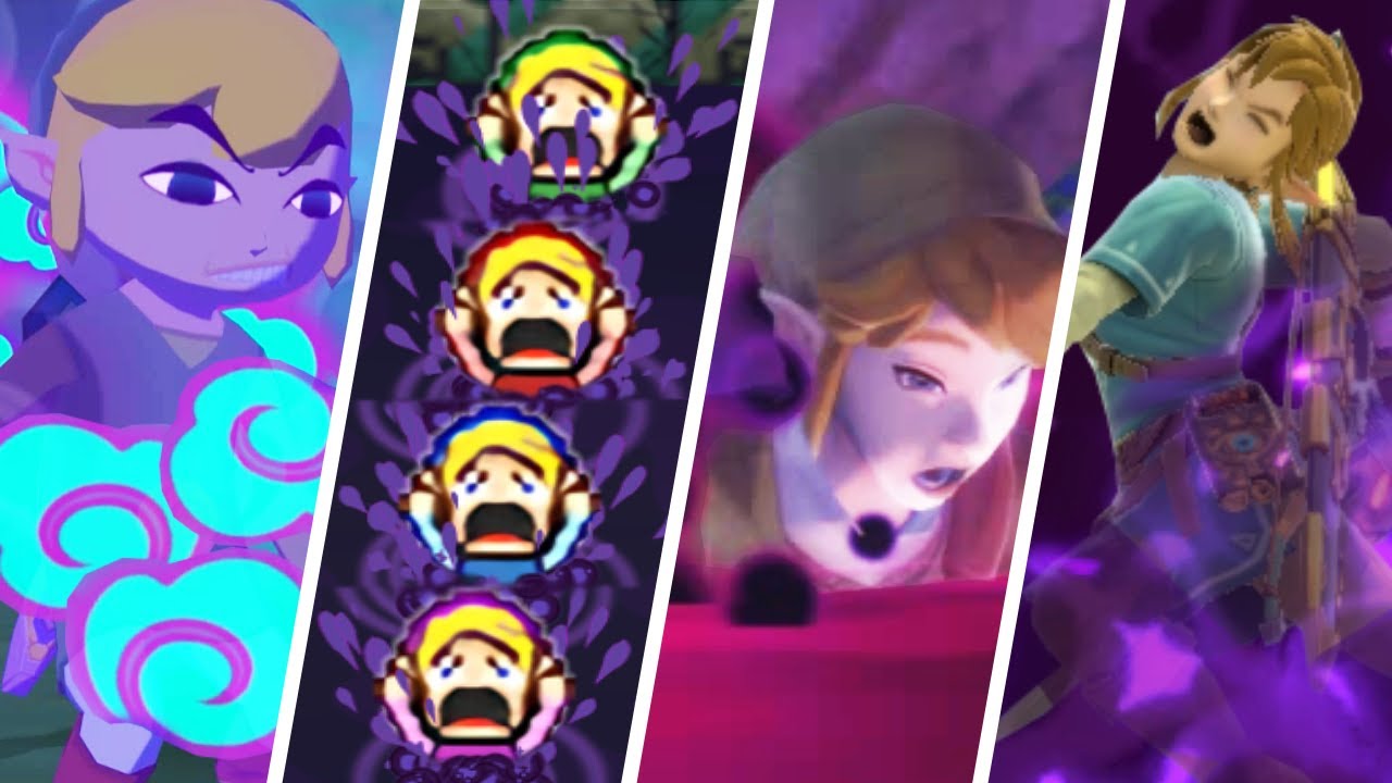 Evolution of Link Dying in Poison in Zelda Games (1998-2021) - YouTube