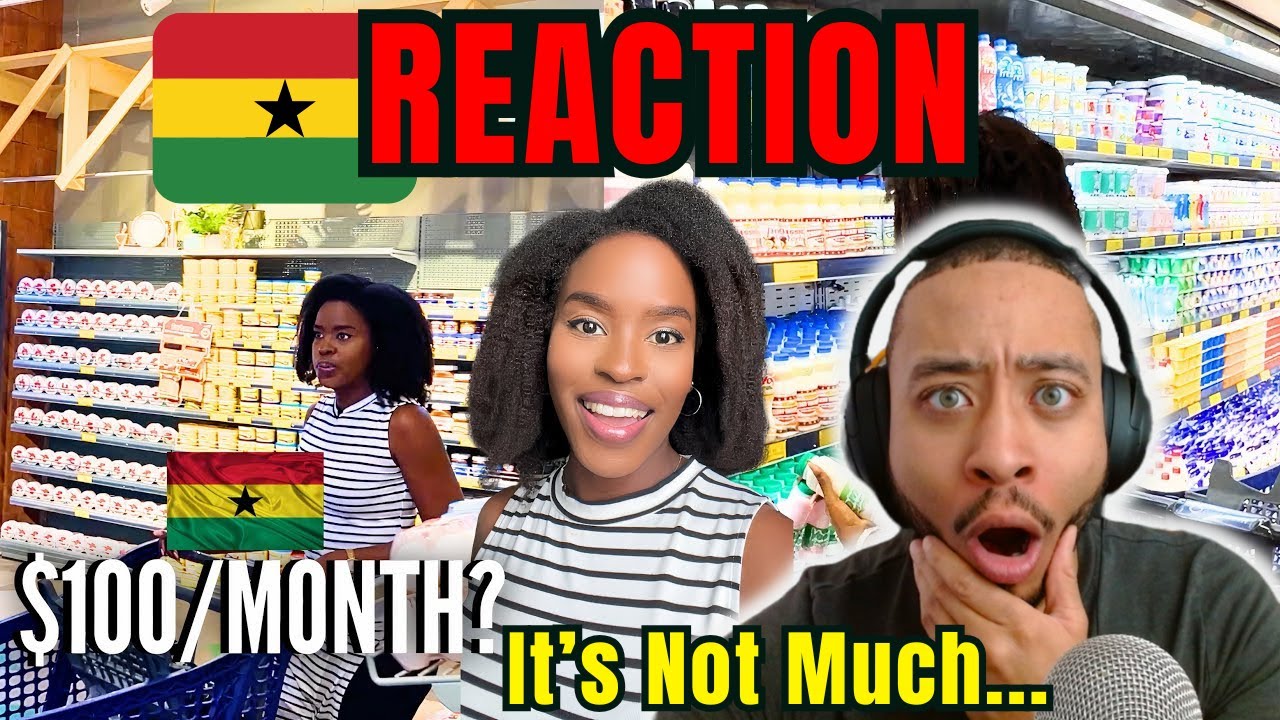 $100 Grocery Visit in Ghana Wasn't the Bargain I Thought! [REACTION ...