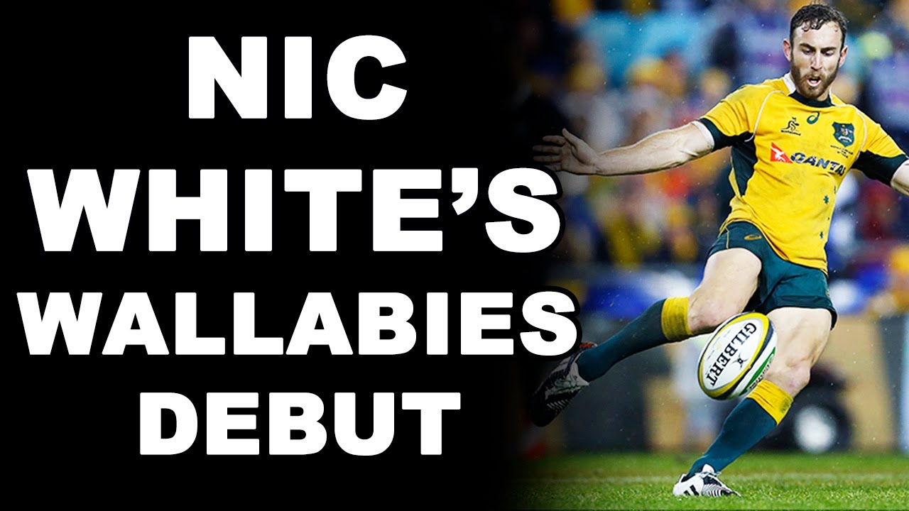 Nic White's Wallabies Debut - YouTube