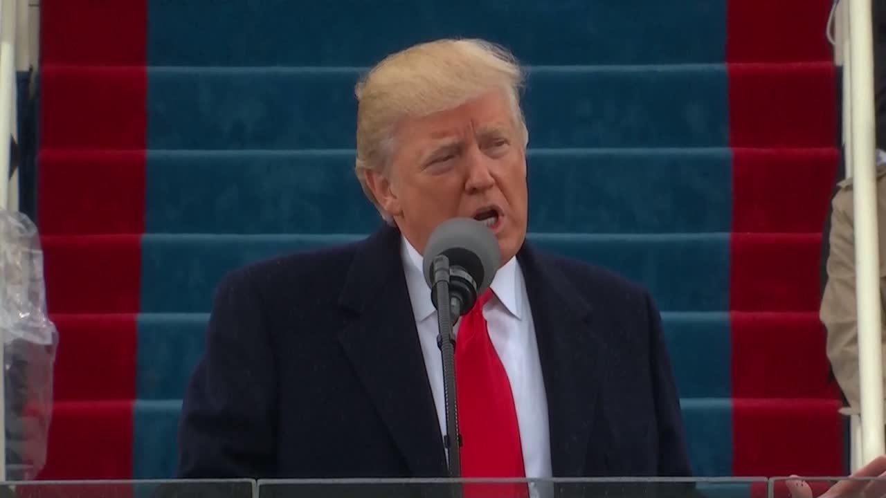 US President Donald Trump: "we are one heart, one home, and one ...