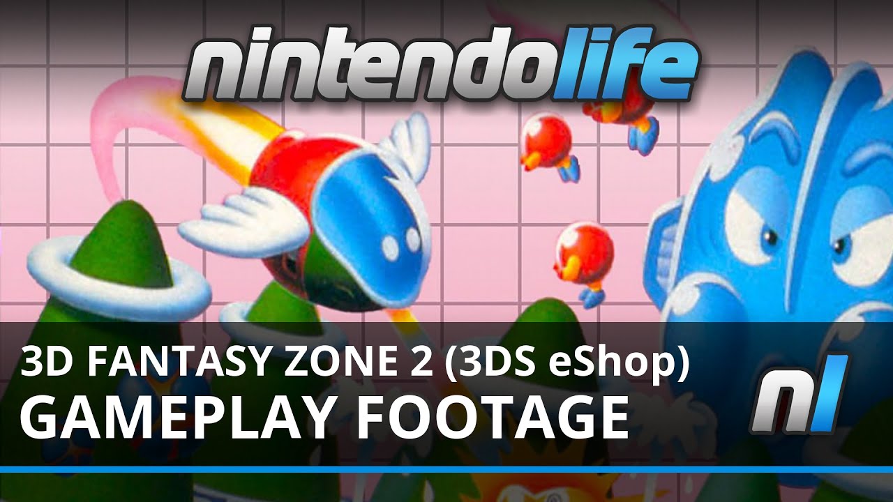 3D Fantasy Zone II Double (3DS eShop) Direct Feed Footage - YouTube