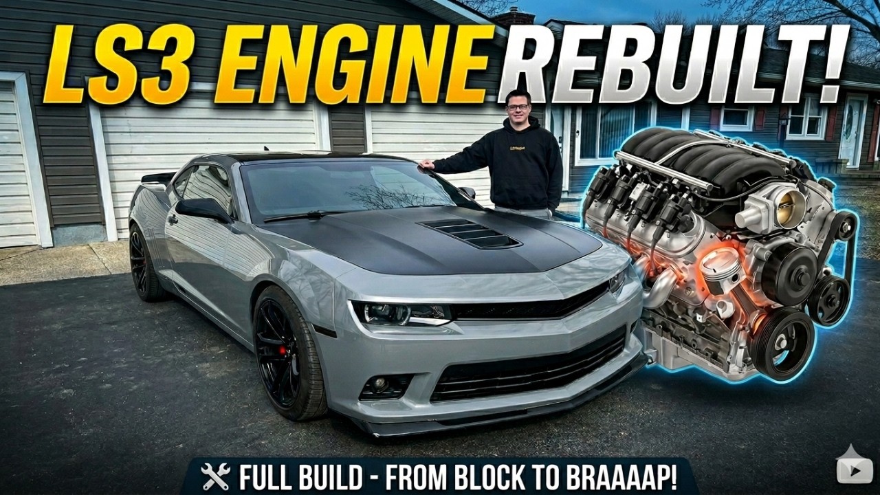 416 Stroker LS3 Engine Build. 5th Gen Camaro SS 1LE - YouTube