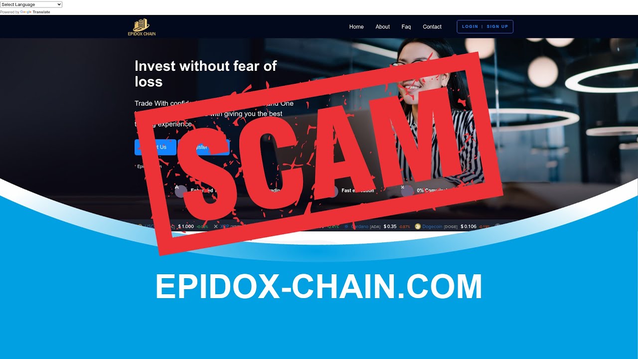 Epidox-chain.com SCAM - YouTube
