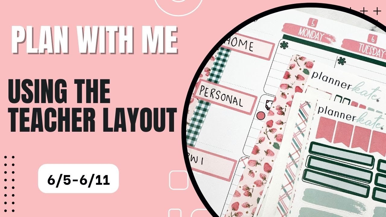 Plan With Me | Teacher Layout - YouTube