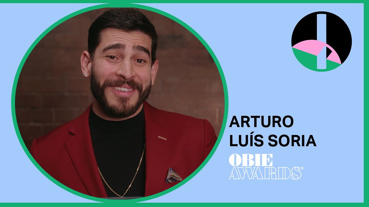 66th Obie Awards: Arturo Luís Soria Acceptance Speech - YouTube