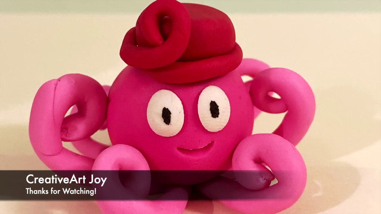 CLAY MODELLING OCTOPUS TUTORIAL - YouTube