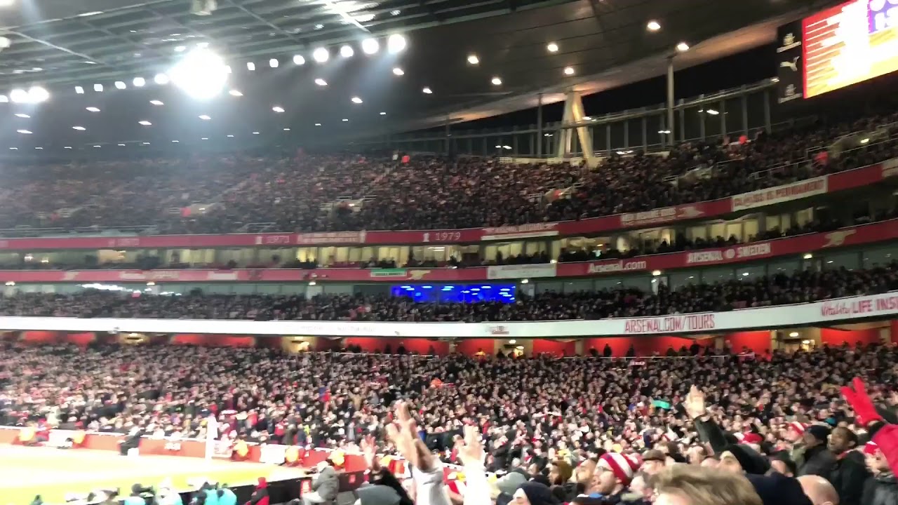 Arsenal Fans Singing “Greatest Team The World Has Ever Seen” | Chant ...