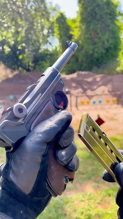 Historical P08 pistol - YouTube