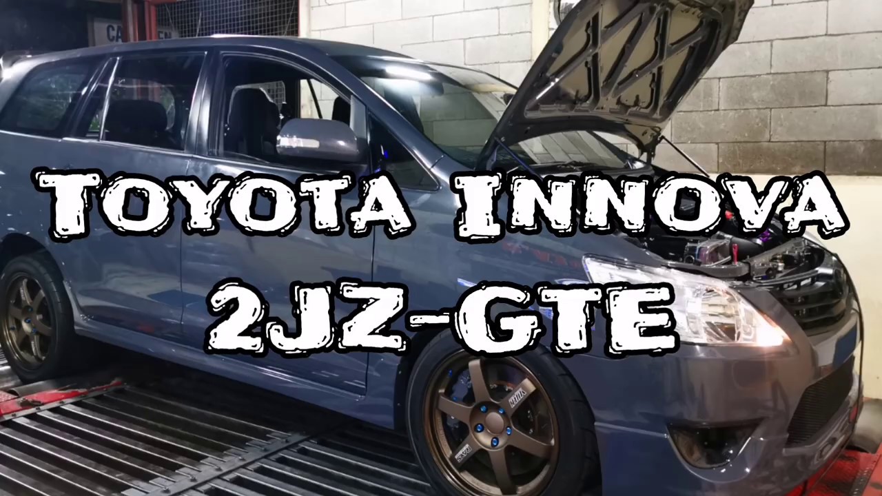 Toyota Innova 2JZ-GTE on Dyno - YouTube