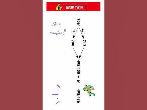 SQUARING 3 DIGIT NUMBERS WITHOUT CALCULATOR - YouTube