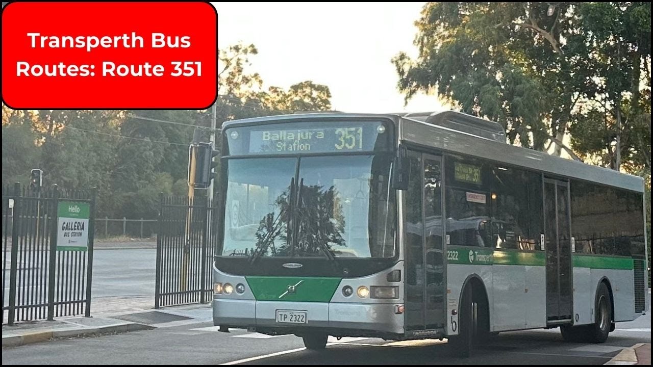 Transperth Bus Routes: Route 351 - YouTube